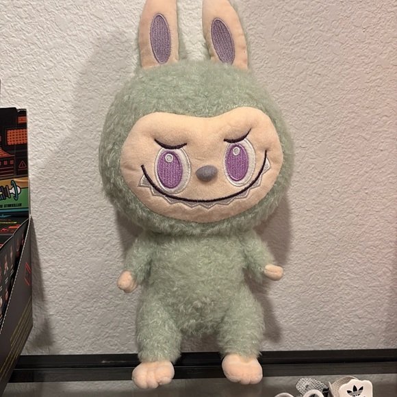 Toys | Labubu Plush Doll Green | Poshmark